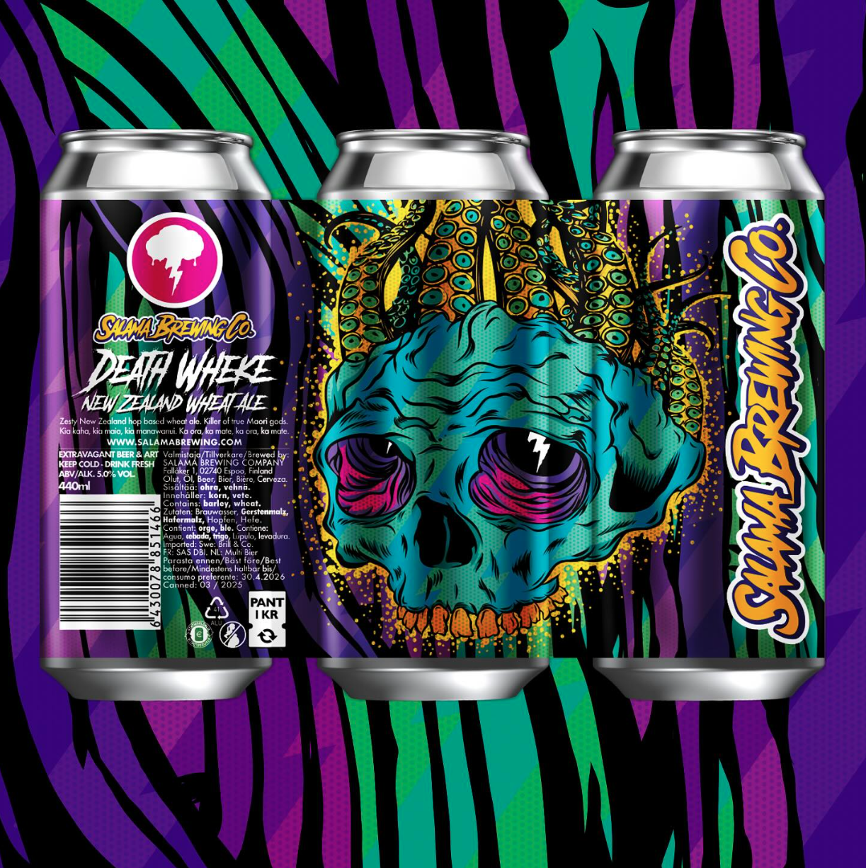 Death Wheke 5,0% 44 cl | Brill